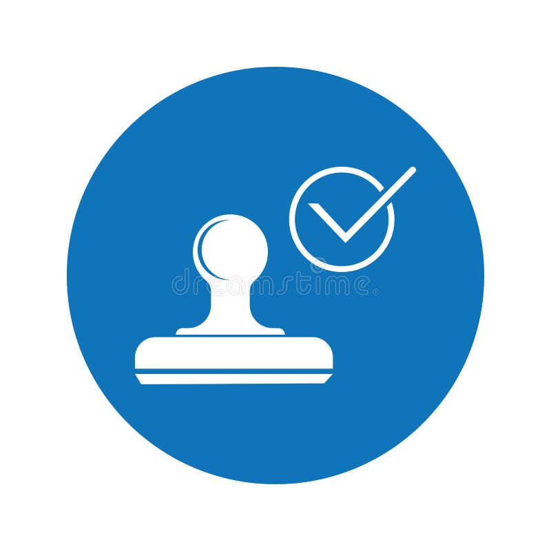 Stamp stock illustration. Illustration of symbol, white - 207161431