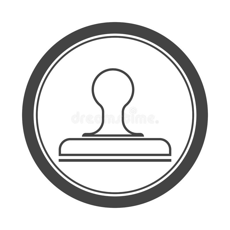 Stamp stock illustration. Illustration of vintage, signature - 206176188