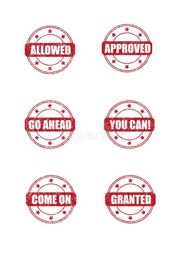 Stamp marks stock vector. Illustration of approved, mark - 52179993