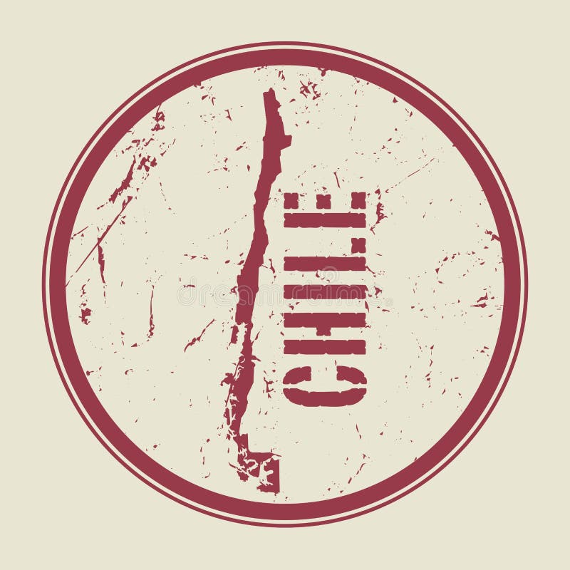 Passport Stamp Chile Stock Illustrations – 55 Passport Stamp Chile ...