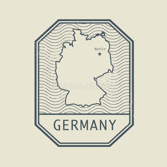 German Passport Stamp Stock Illustrations – 165 German Passport Stamp ...