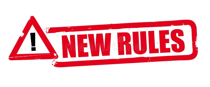 Stamp New Rule - Vector Illustration Stock Vector - Illustration of ...