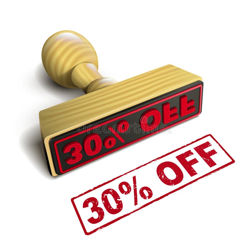 Stamp 30 Off Red Text White Stock Illustrations – 195 Stamp 30 Off Red ...