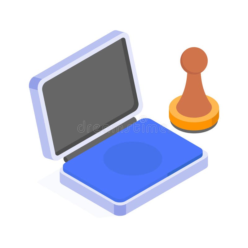 A Stamp for Official Financial Documents and Approvals Stock Vector ...