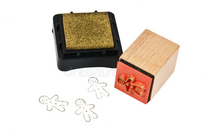 Stamp with a pad stock image. Image of stamp, scrapbooking - 18042627