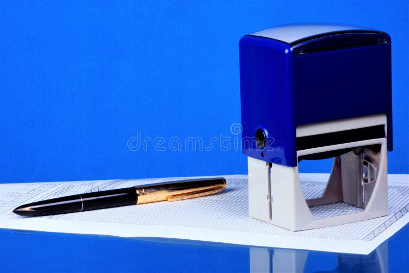 Stamp and Pen - Authentication of Documents. Stamp â€” Relief Device ...