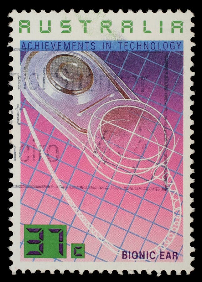 Stamp Printed in Australia Shows the Bionic Ear, Achievements ...