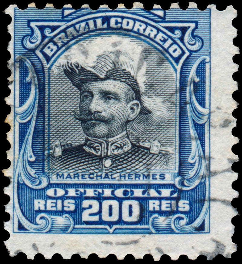Marshal Hermes da Fonseca editorial stock photo. Image of human - 104194138