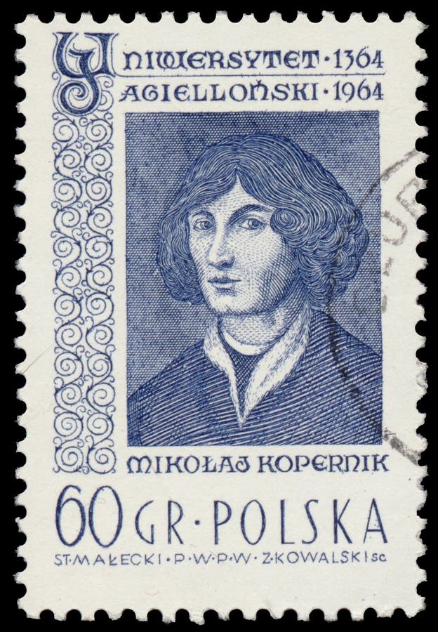 Stamp Printed in Poland Shows Nicolaus Copernicus Editorial Stock Photo ...