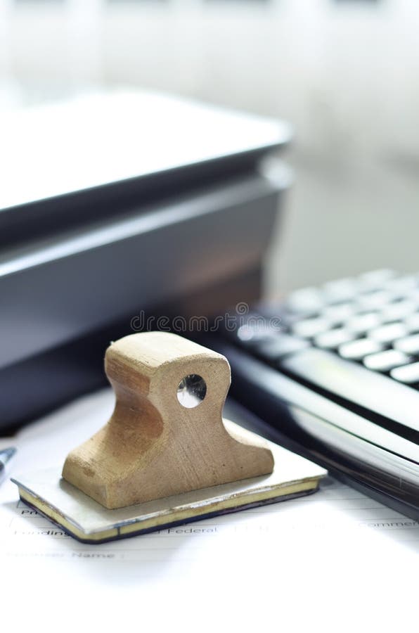 Stamp on project form stock image. Image of paper, stamp - 41625199