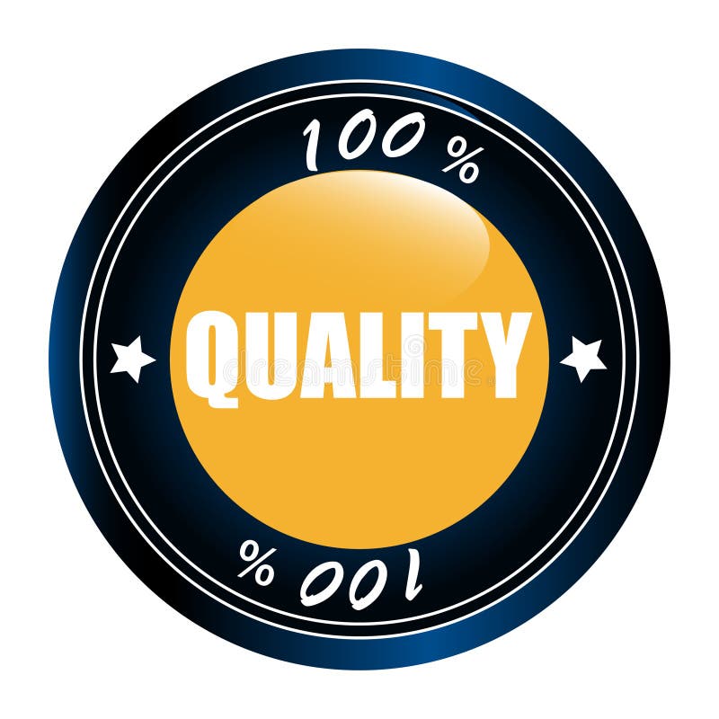 Stamp quality 100 stock vector. Illustration of retail - 8005052