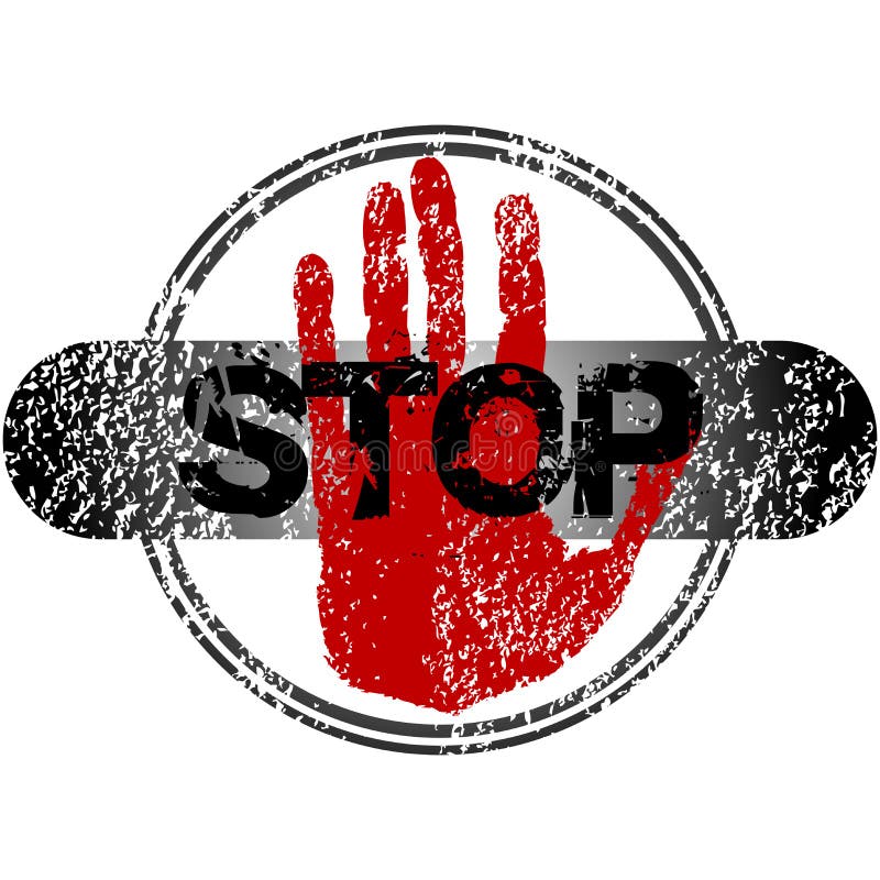 Hand Stop Sign Stock Illustrations – 46,748 Hand Stop Sign Stock ...