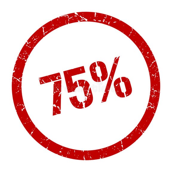 75 stamp stock vector. Illustration of round, vector - 136943690