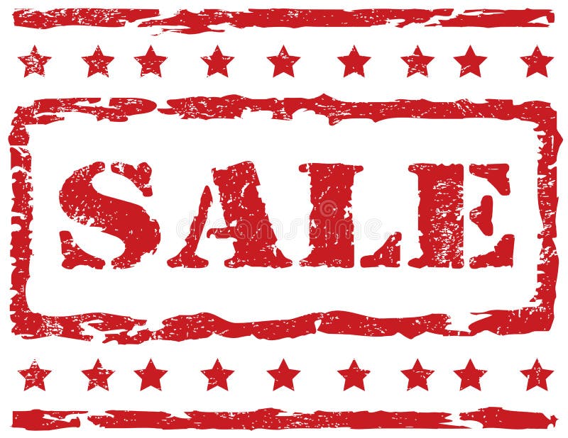 For Sale Stamp stock vector. Illustration of design, house - 39249209