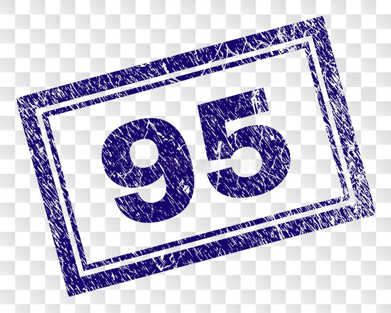 Grunge 95 Rectangle Stamp stock vector. Illustration of imprint - 138332360