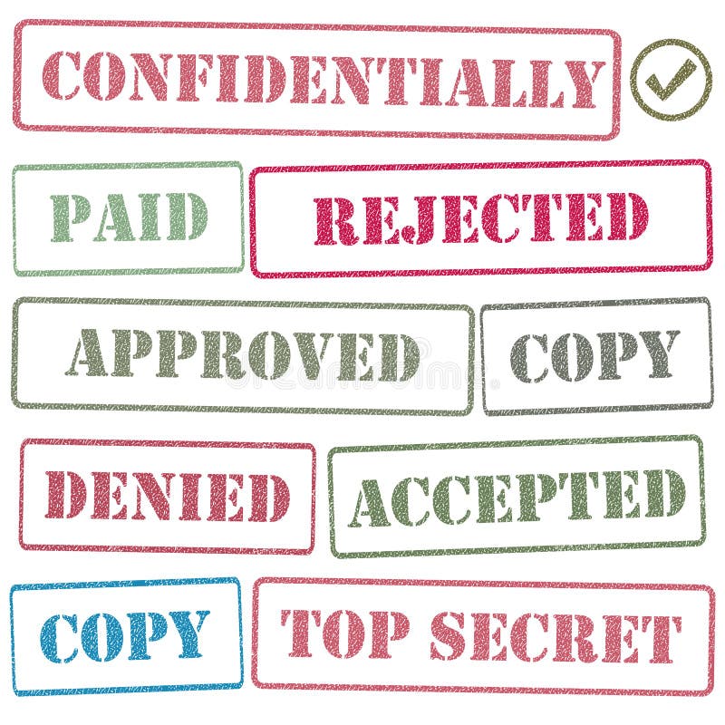 Stamp Set, Vector Illustration. Stock Vector - Illustration of stamp ...