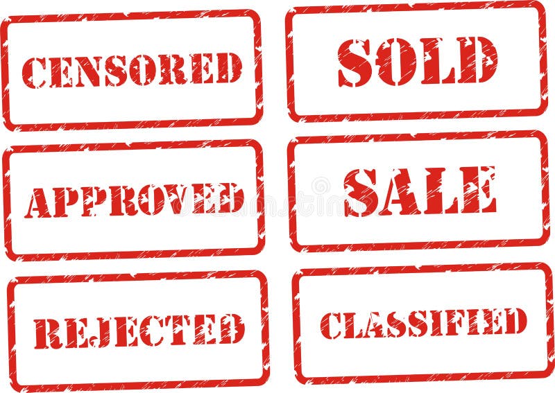 Stamp signs stock illustration. Illustration of approved - 4363314