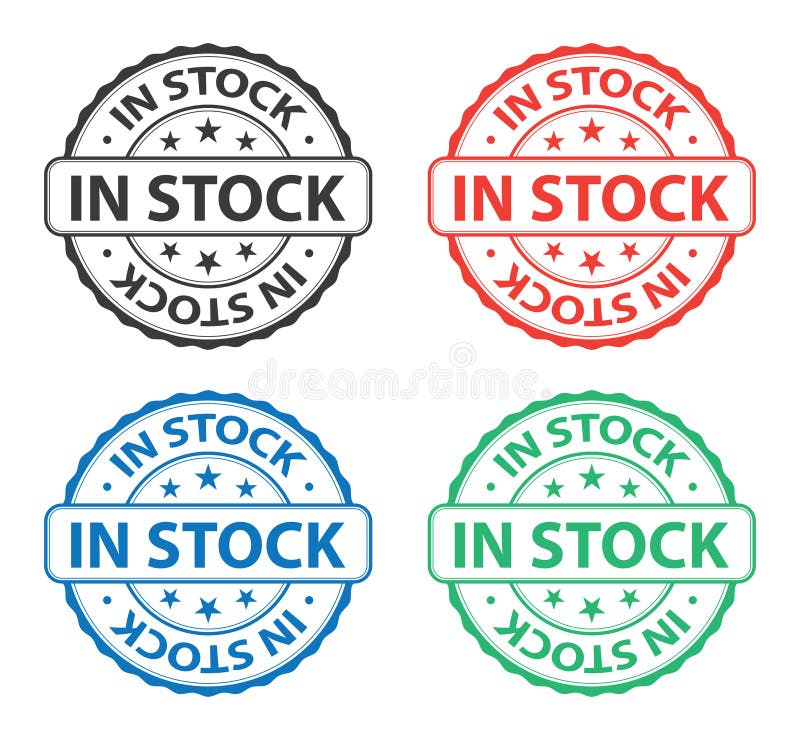 Stamp in stock icon stock vector. Illustration of vector - 330523809