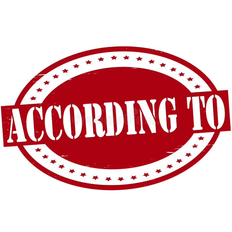 According to stock illustration. Illustration of concept - 109397315