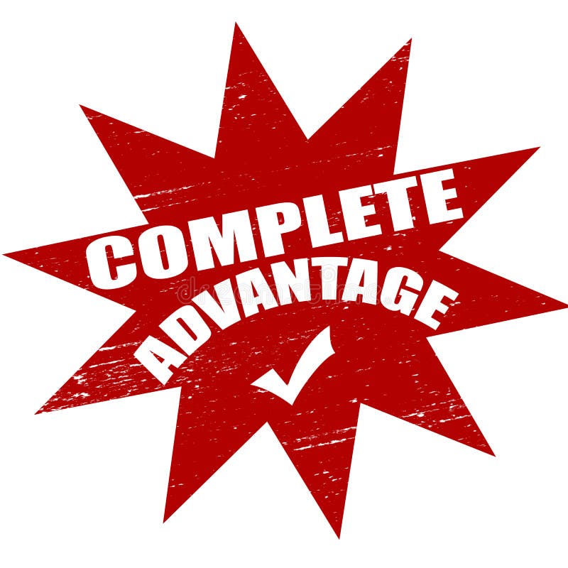 Complete advantage stock illustration. Illustration of star - 109817523