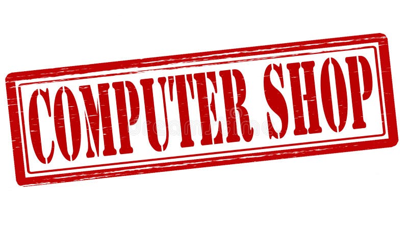 Computer shop web page stock vector. Illustration of banner - 22830806