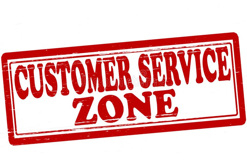 Customer service zone stock illustration. Illustration of stamp - 109903640