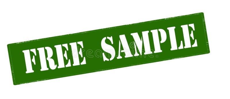 Free sample stock illustration. Illustration of rectangular - 108503532