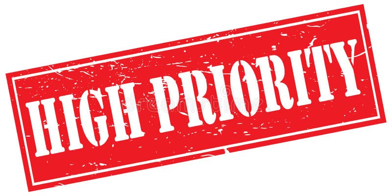 High priority stock vector. Illustration of high, priority - 107181258