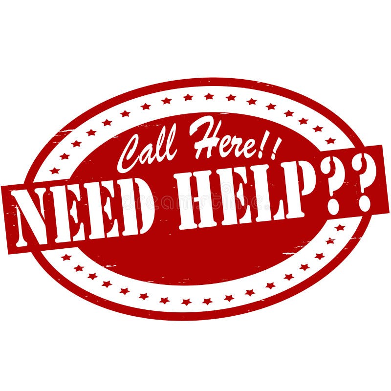 Need help stock illustration. Illustration of concept - 109396561