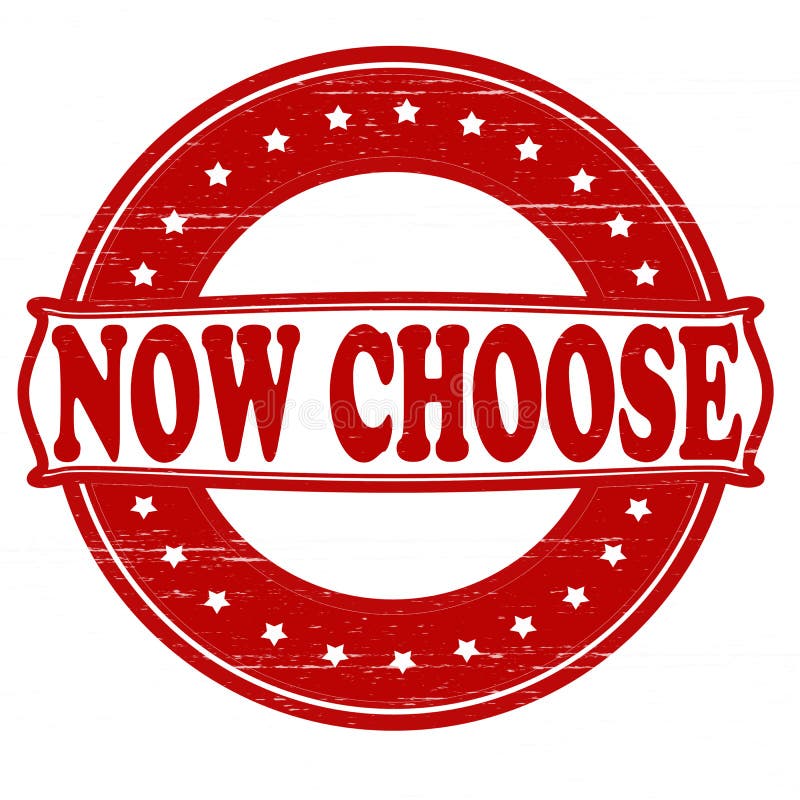 Choose stock illustration. Illustration of decide, grungy - 109895741