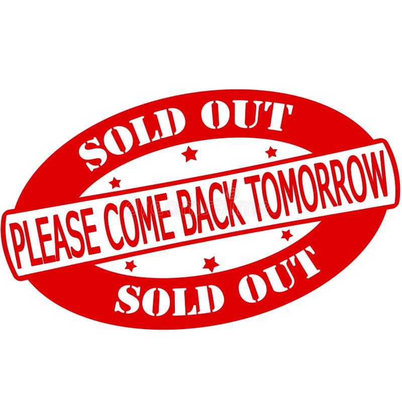 Please Come Again stock illustration. Illustration of white - 166912