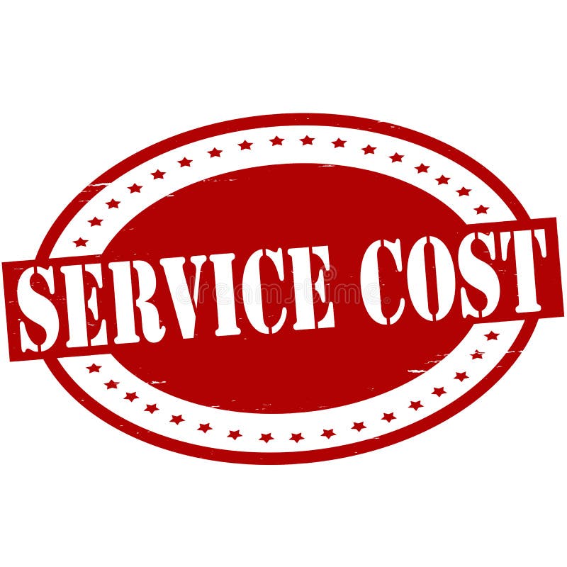 The Service Cost Is Affordable Stock Vector - Illustration of effective ...