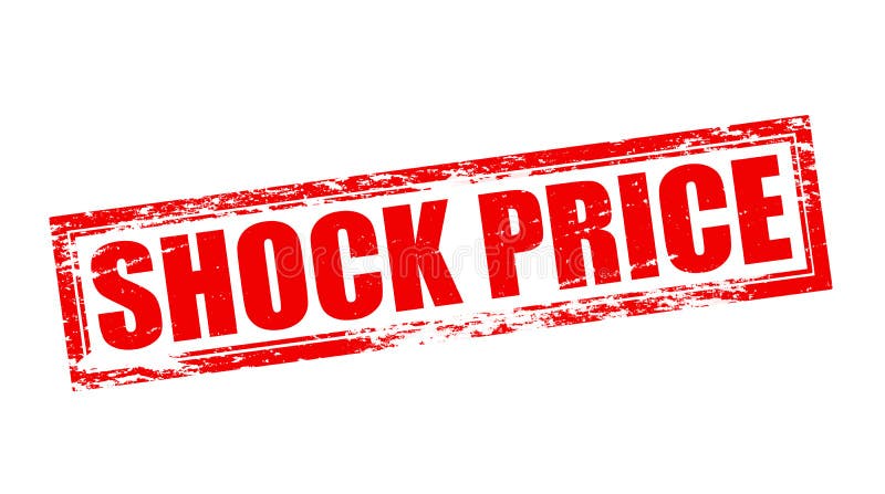 Shock Price, Sale Tag, Poster Design Template, Discount Isolated ...