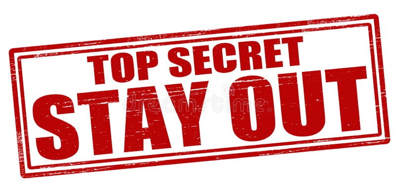 Stay out stock illustration. Illustration of distant - 109935831