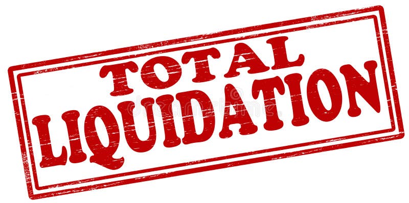 Total liquidation stock illustration. Illustration of clearance - 109905732