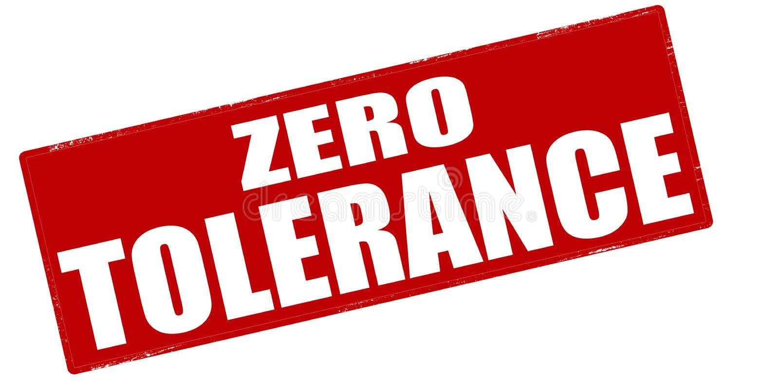 Zero tolerance stock illustration. Illustration of grunge - 92071334
