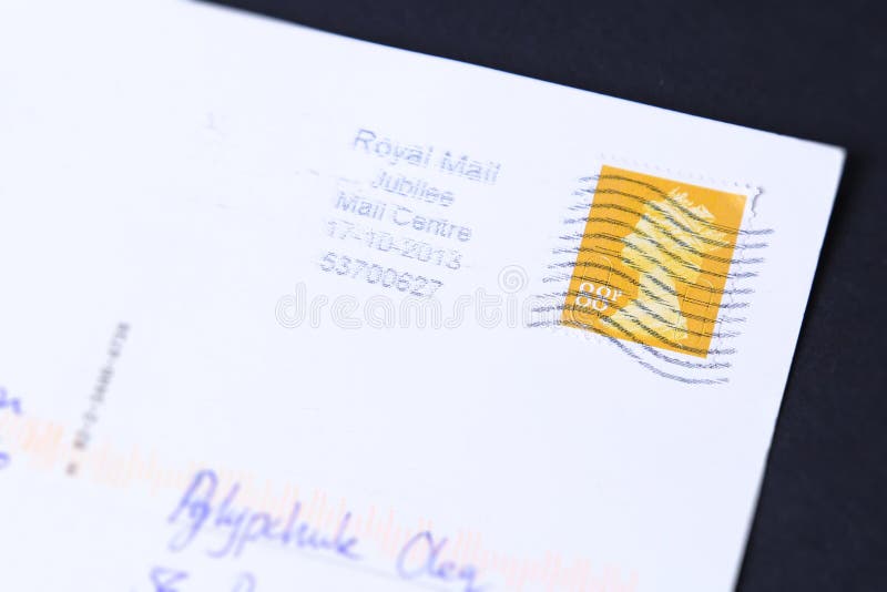 Stamp of United Kingdom editorial image. Image of isolated - 35565715