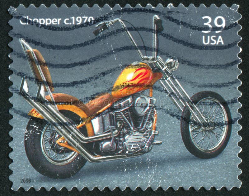 Stamp editorial image. Image of generic, america, bike - 223787755