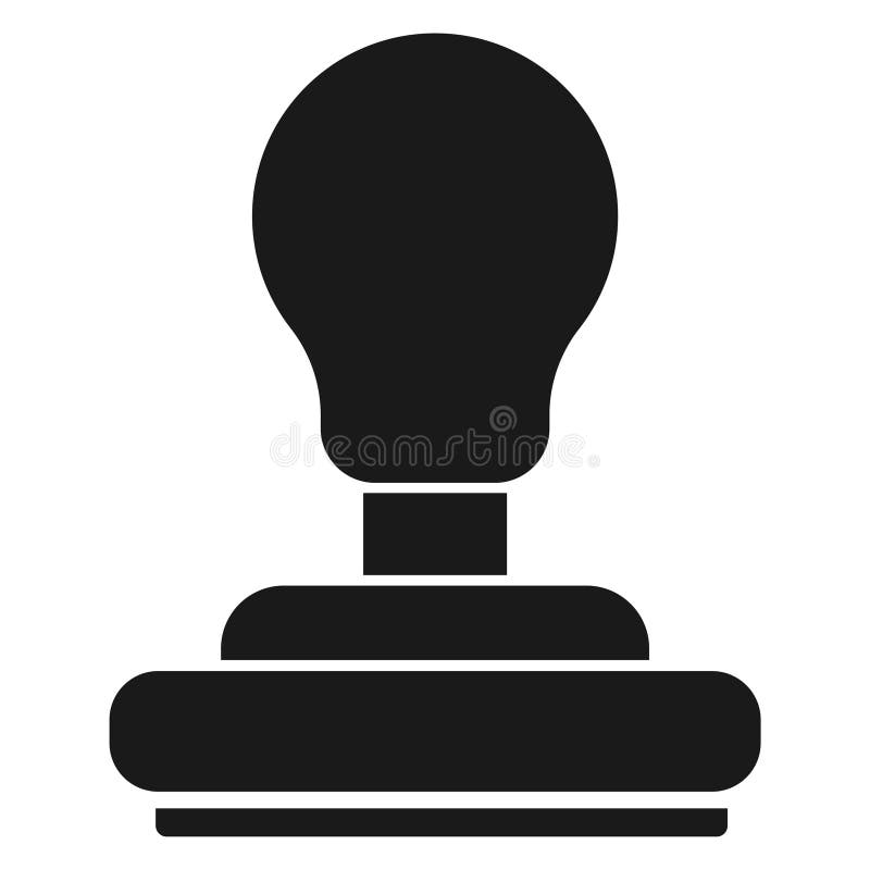 Stamp vector icon stock illustration. Illustration of budget - 282081637