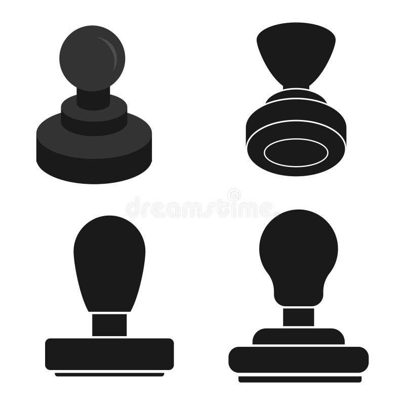 Stamp vector icon stock illustration. Illustration of economy - 282081656