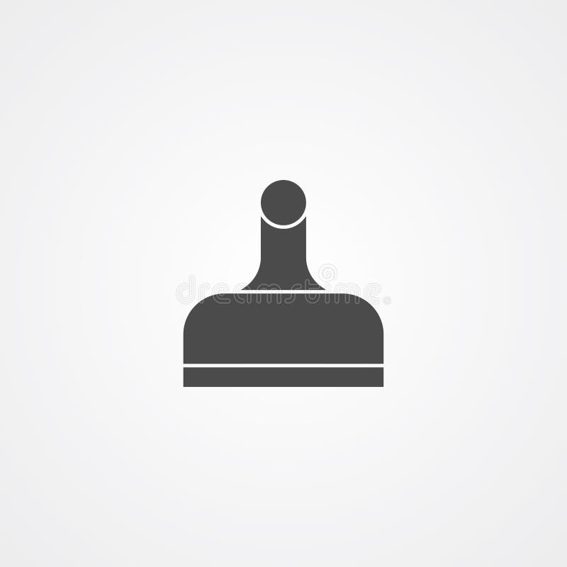 Stamp Vector Icon Sign Symbol Stock Vector - Illustration of handle ...