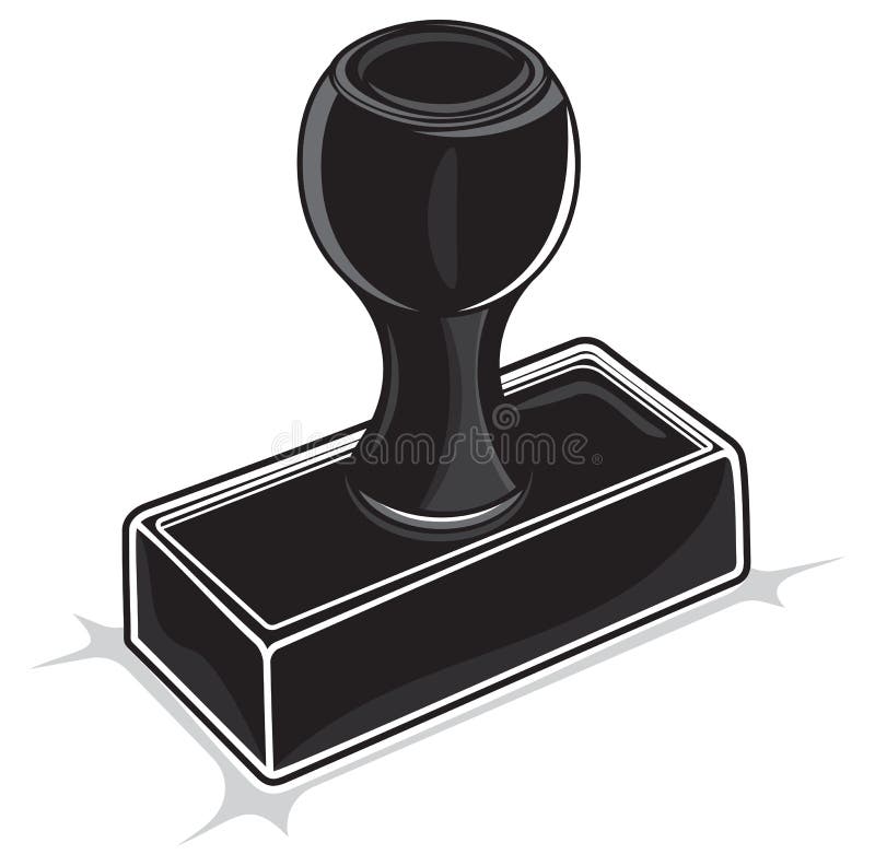 Stamp stock vector. Illustration of control, paperwork - 35342754