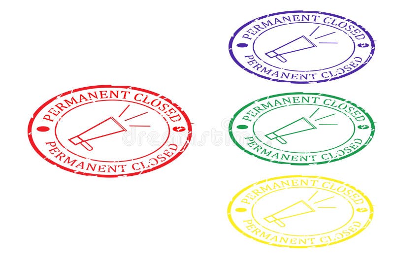 Permanent Closed Stock Illustrations – 155 Permanent Closed Stock ...