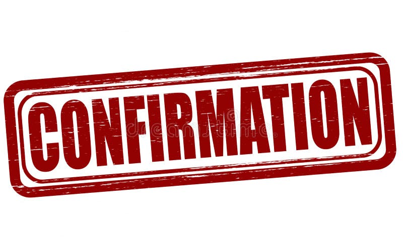 Confirmation Stock Illustrations – 18,626 Confirmation Stock ...