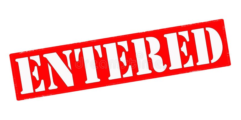 Entered stock illustration. Illustration of symbol, grungy - 109042114