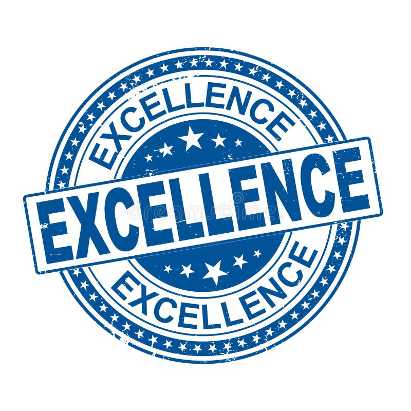 Stamp with Word Excellent Inside, Vector Illustration Stock Vector ...