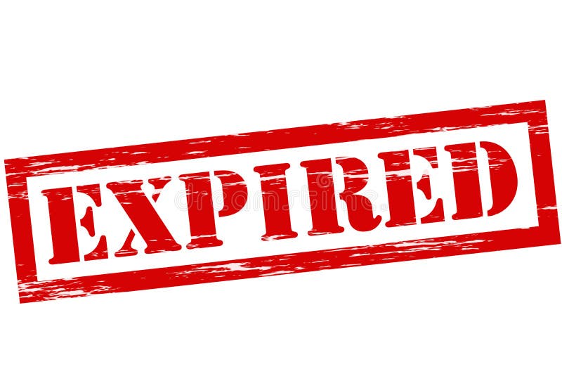 Expired stock illustration. Illustration of symbol, rubber - 109745725