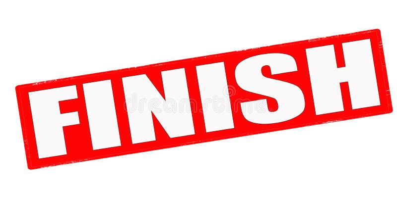 Finish stock illustration. Illustration of finish, concept - 109042054