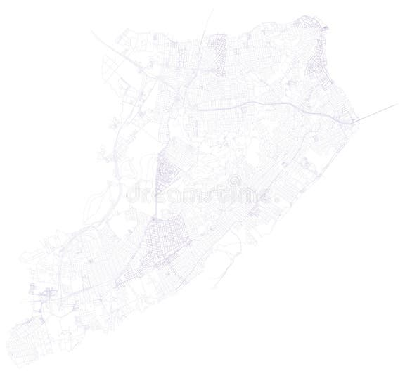 Staten Island Map, New York City, Streets and District. City Map. Usa ...