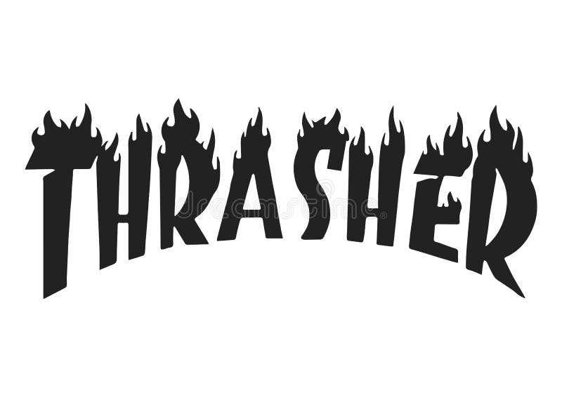 Thrasher Logo editorial photo. Illustration of logo - 231629186
